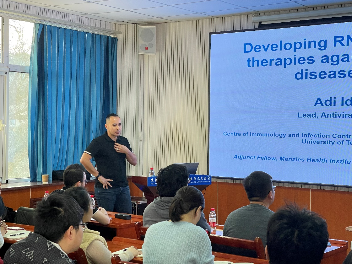 澳大利亚昆士兰科技大学助理教授Adi Idris博士应邀来我校学术交流-生物医学研究中心